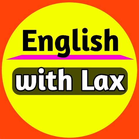 English With Lax Youtube
