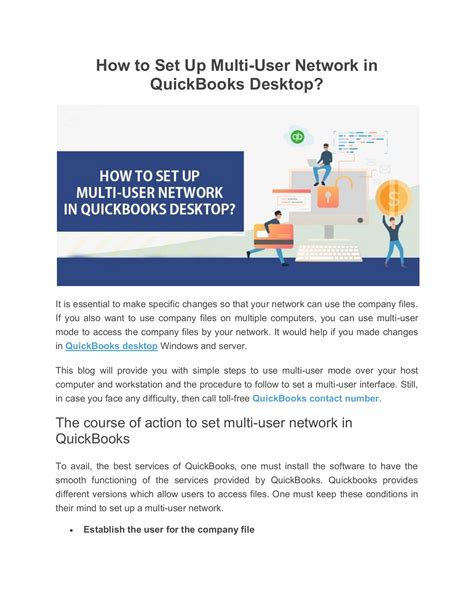 Set Up Multi User Network In Quickbooks Desktop Domilo9898 Page 1