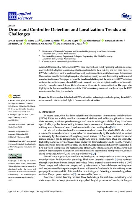 Pdf Drone And Controller Detection And Localization Trends And