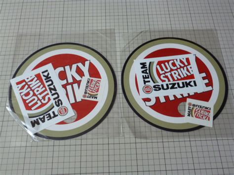 Yahooオークション Team Luckystrike Suzuki ステッカー タトゥー