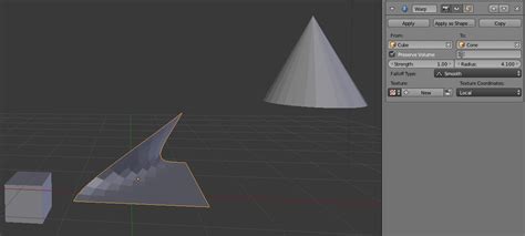 Warp Modifier Blender Manual