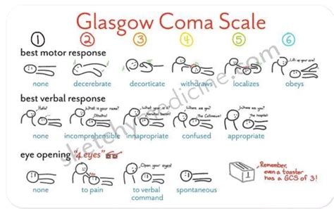 Yakhya Masduki On Linkedin The Glasgow Coma Scale Score Gcs Score