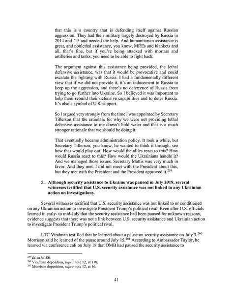 Read The House Republicans Report On The Impeachment Inquiry The New