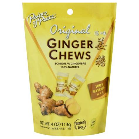Prince Of Peace Candy Chew Original Ginger 12 Pk 4 Oz Kroger