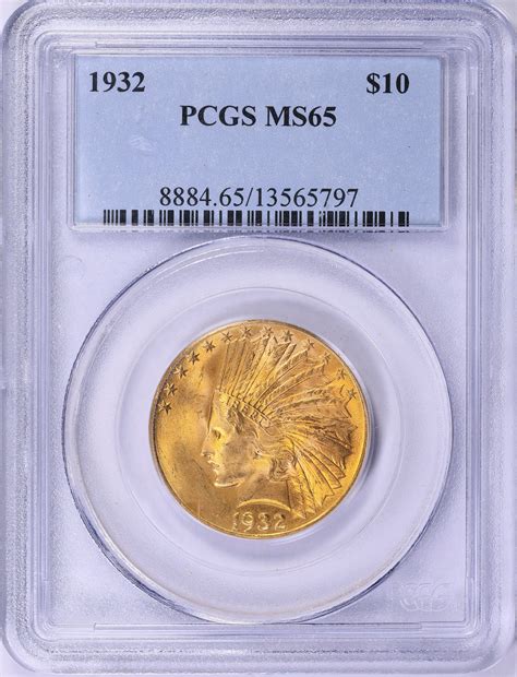 1932 Indian Gold Eagle Pcgs Ms 65 Item 2022934 Greatcollections