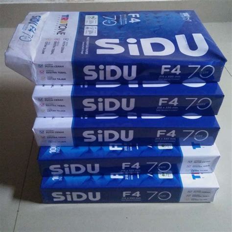 Kertas Hvs F4 Sidu 70 Gram