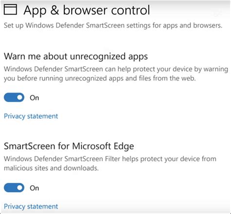 Windows 10 Creators Update Feature Windows Defender Security Center
