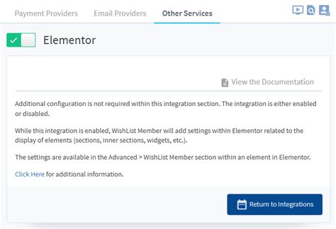 Elementor Integration With Wishlist Member Wordpress Membership