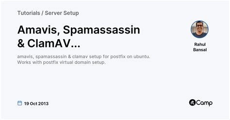 Amavis Spamassim And Clamav Setup For Postfix On Ubuntu