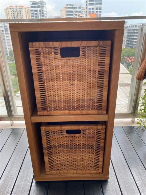 Ikea Kallax Cube 2x1 Furniture Shelves And Drawers On Carousell