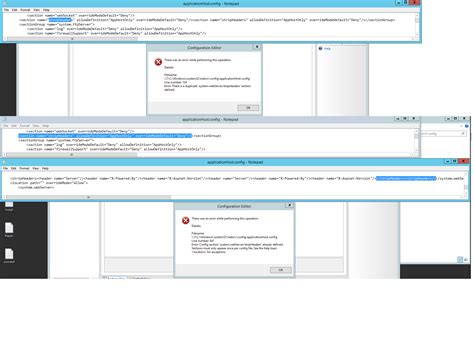 running a repair causes extra entries in the nfig