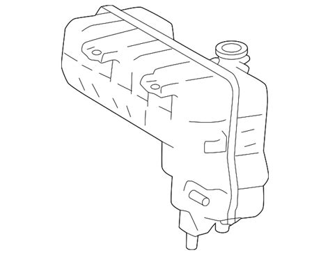 164a2 Ak010 Engine Coolant Reservoir 2024 2026 Toyota Tacoma Toyota