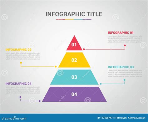 Pyramid Step Flowchart In White Background Stock Photo CartoonDealer Com 63691062