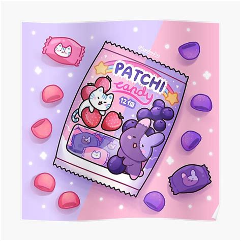 Patchi And Biru Candy Poster For Sale By Leenhiddles Redbubble