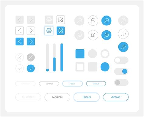 Premium Vector Choose Options Ui Elements Kit