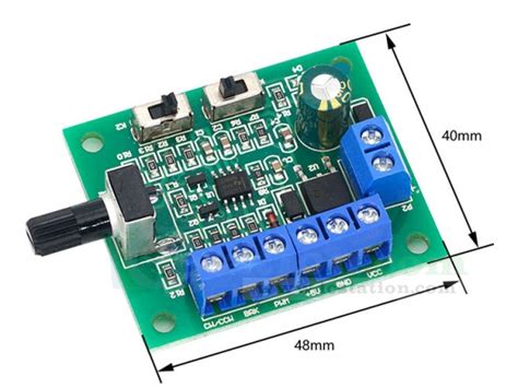 dc 8v 24v pwm signal generator brushless motor drive controller