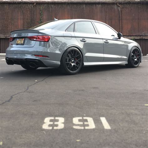 Audi Rs3 8v Sedan Nardo Grey Bc Forged Hcs21s Artofit