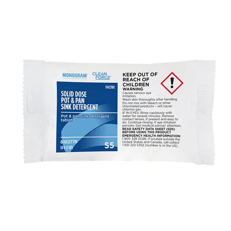 Monogram Clean Force Solid Dose Pot And Pan Sink Detergent Tablet