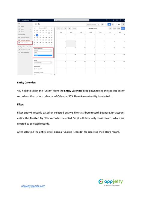 Ppt How To Get Entity Records In Dynamics 365 Crm Custom Calendar