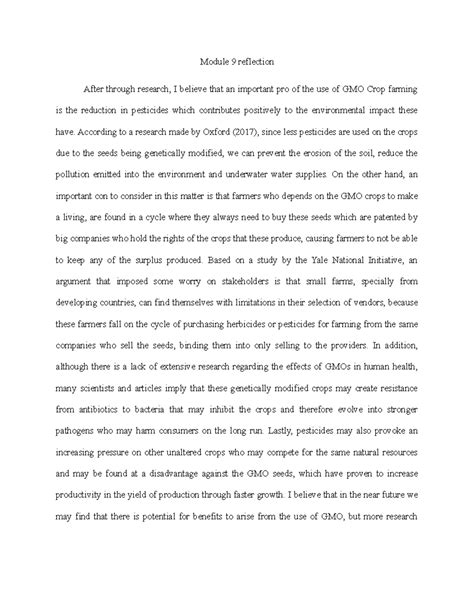 Module 9 Reflection Module 9 Reflection After Through Research I Believe That An Important