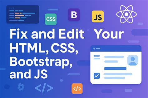 Fix And Edit Your Html Css Bootstrap By Softengsultan Fiverr