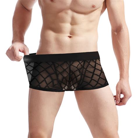 Dr Eam Men Sexy Fishnet Lingery Lingerie Briefs Underpants Panty Panties Fun Underwear Lace