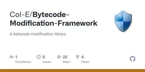 Github Col E Bytecode Modification Framework A Bytecode Modification Library