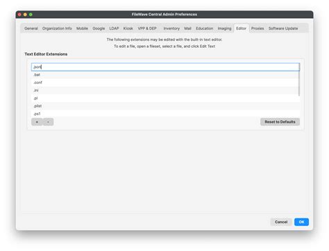 configuring filewave s filewave kb