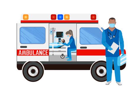 2 000 Cartoon Ambulance Emt Stock Illustrations Royalty Free Vector