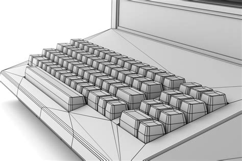 Commodore Pet Computer 3d Model Download Desktop Computer On