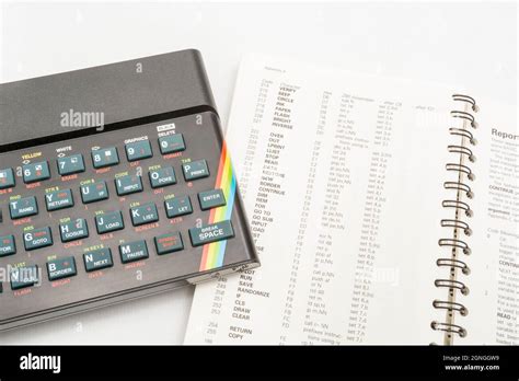 1982 sinclair zx spectrum and basic programming manual on off white
