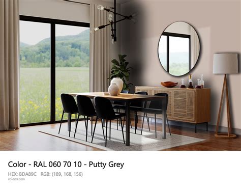 About Ral 060 70 10 Putty Grey Color Color Codes Similar Colors