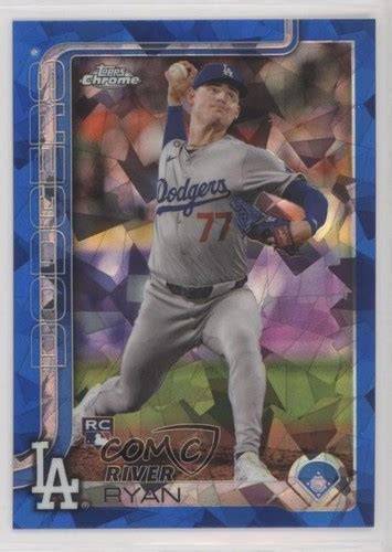 2025 Topps Chrome Sapphire Edition River Ryan 18 Rookie Rc Ebay
