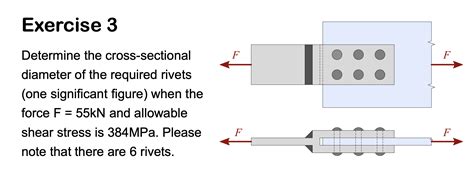 Solved Exercise 3determine The Cross Sectionaldiameter Of