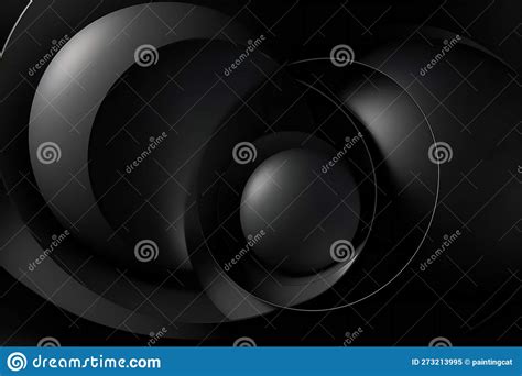 Simple Black Gradient Background For Product Abstract Backgrounds Stock Illustration