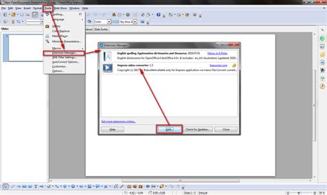 How To Convert Openoffice Impress Odp File To Playable Video