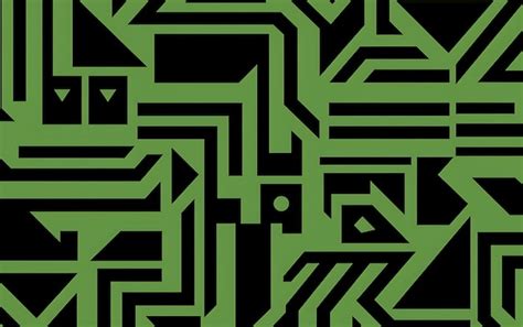 Premium Photo Abstract Pattern Design With Overlapping Geometric Shapes