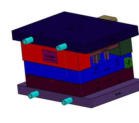 电子塑胶外壳注塑塑料模具 STEP 模型图纸下载 懒石网