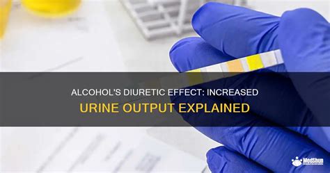 Alcohols Diuretic Effect Increased Urine Output Explained Medshun