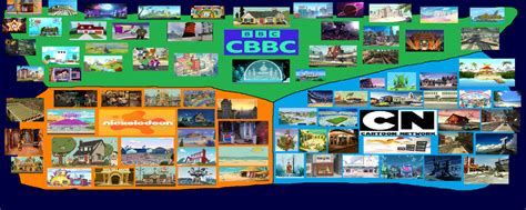 Cbbc Nickelodeon And Cartoon Network City World By Treverlehamilton On