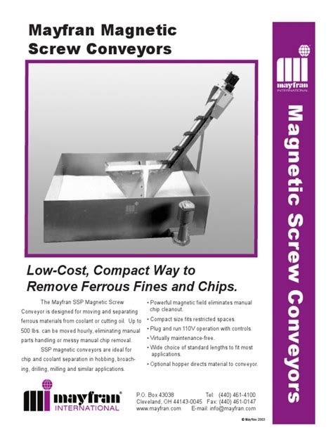 Magentic Screw Conv Pdf Pdf