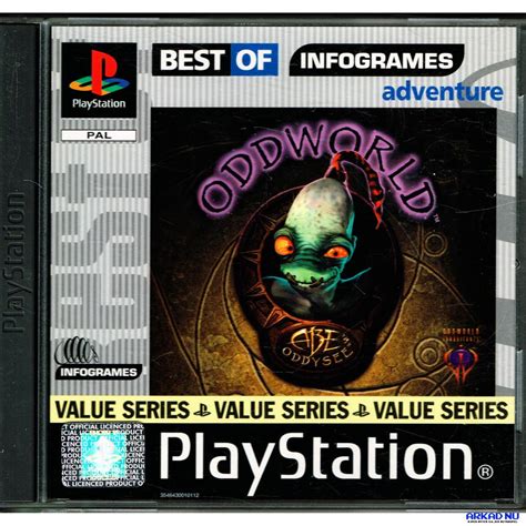 Oddworld Abes Oddysee Best Of Infogrames Ps1 Playstation Used No
