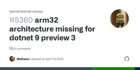 Arm Architecture Missing For Dotnet Preview Issue Dotnet Dotnet Docker GitHub