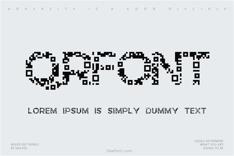 Qr Font Free Download And Preview Deefont Qr Font Free Download And Preview Deefont
