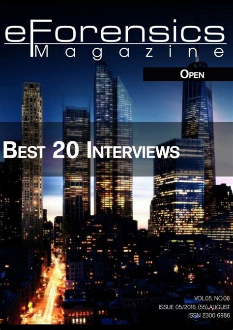 best 20 interviews eforensics open eforensics