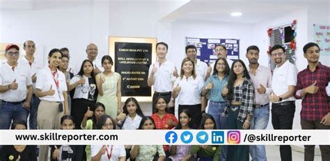 Canon India Launches Skill Development Centres Under Csr Skill Reporter