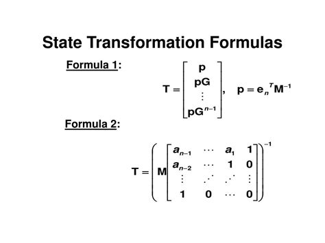 Ppt Lecture 15 State Feedback Control Part I Powerpoint Presentation Id 185718