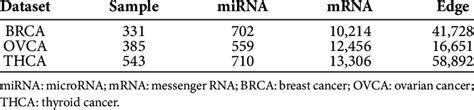 The Detailed Information Of Mirna Regulatory Networks Download