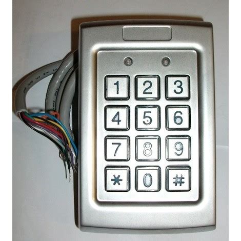 Clavier Codé Digicode Antivandale Retroéclairé