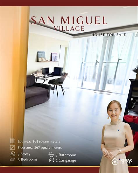 San Miguel Village House For Sale Makati City Property Source Ph